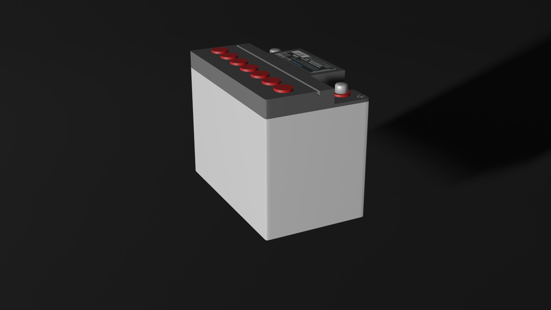 Car Battery 3D Model - TurboSquid 1618011