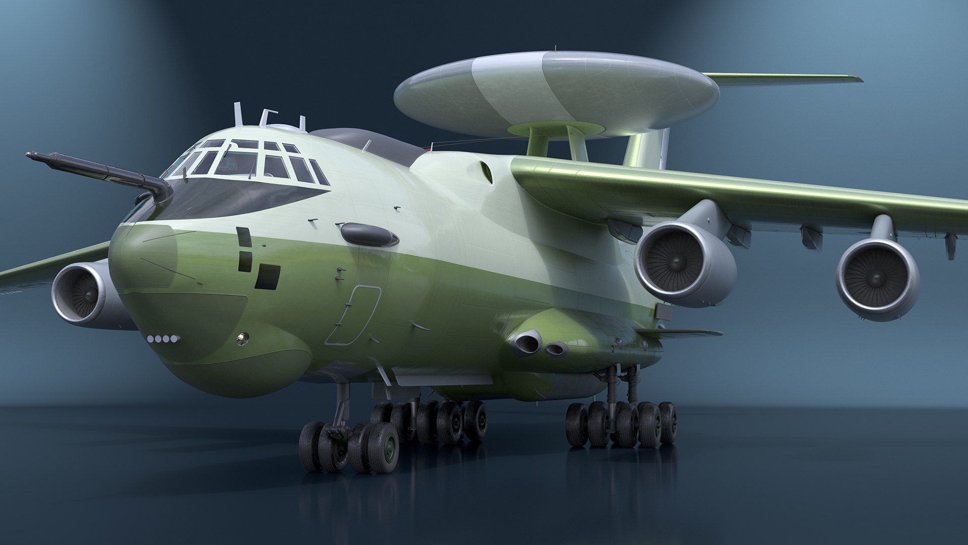 Tactical Surveillance Aircraft Green Rigged 3D Model - TurboSquid 2369629