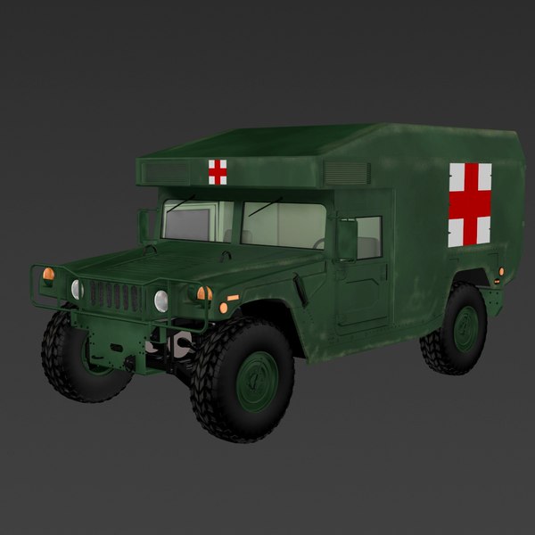 modelo 3d Humv amb - TurboSquid 202728