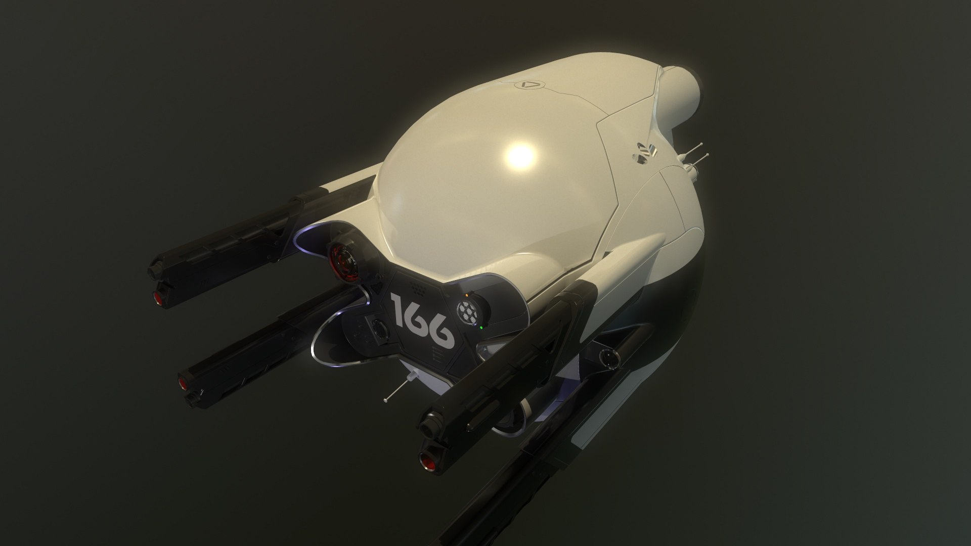 3D Drone 166 Oblivion Model - TurboSquid 2456357