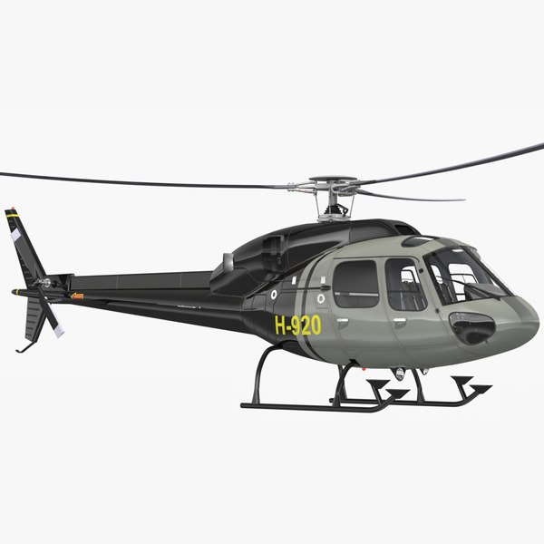 Maya용으로 제작된 개인 헬리콥터 유로콥터 AS355E 3D 모델 - TurboSquid 2149925