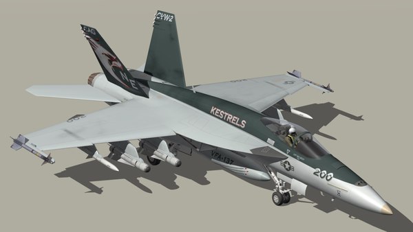F18 Super Hornet Kestrels 3D model - TurboSquid 1751527