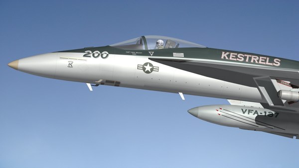 F18 Super Hornet Kestrels 3D model - TurboSquid 1751527