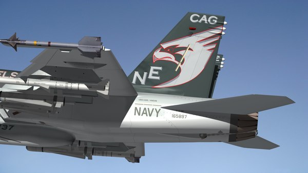 F18 Super Hornet Kestrels 3D model - TurboSquid 1751527
