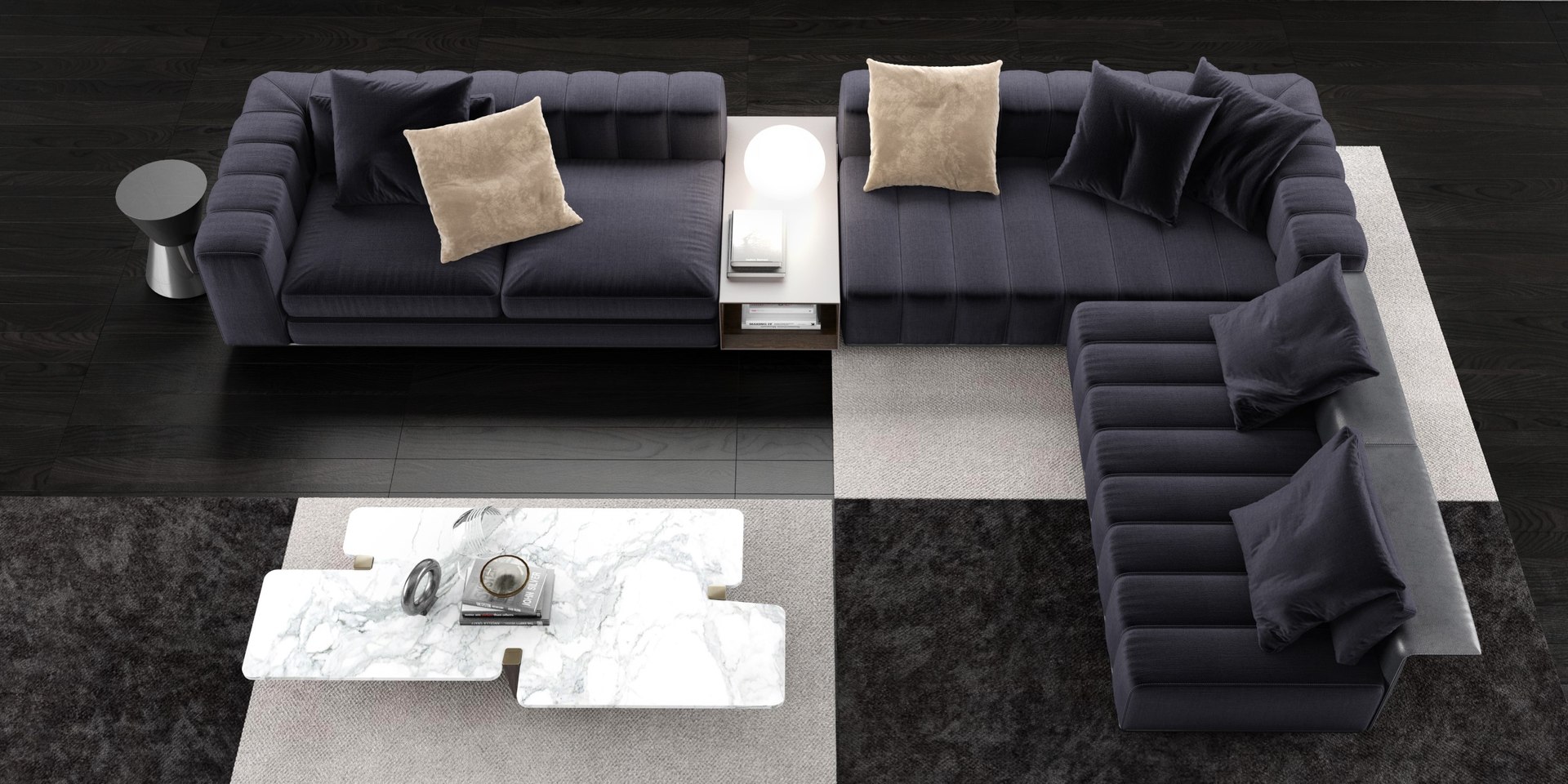 3D Minotti Freeman Sofa Coffee Table - TurboSquid 1588137