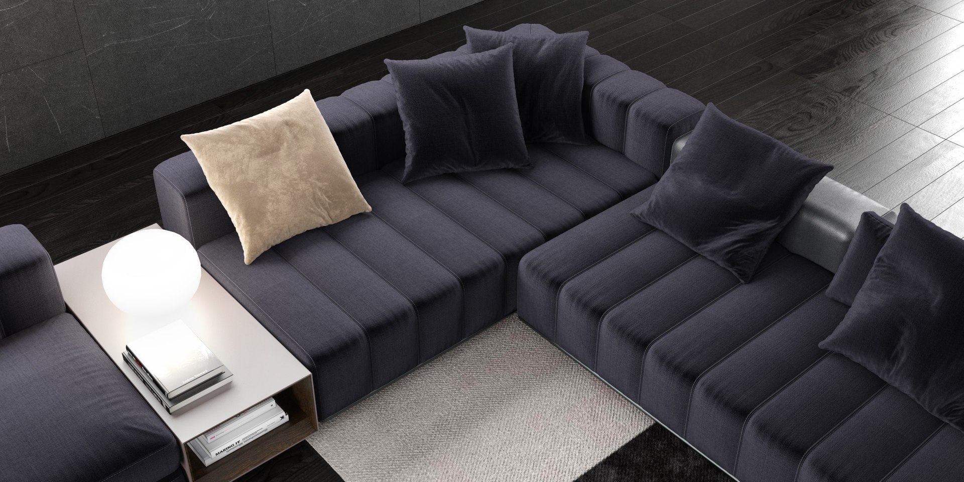 3D Minotti Freeman Sofa Coffee Table - TurboSquid 1588137