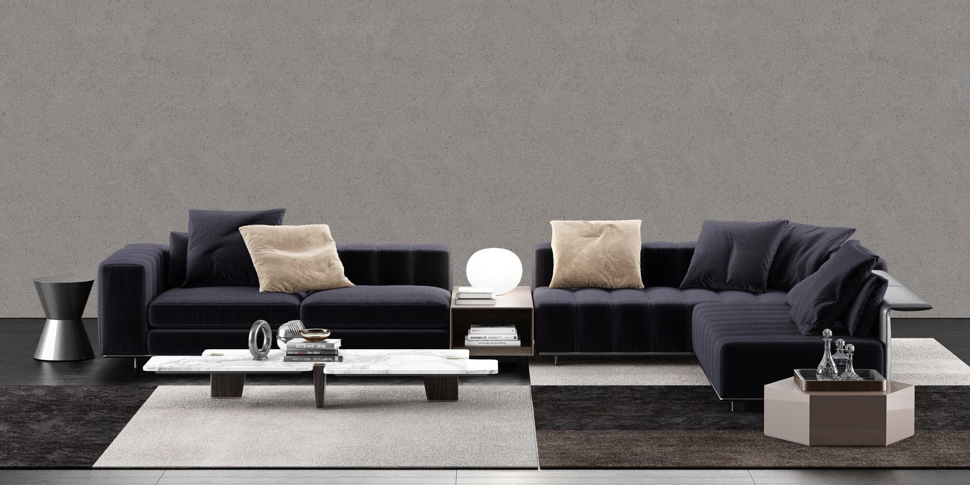 3D Minotti Freeman Sofa Coffee Table - TurboSquid 1588137