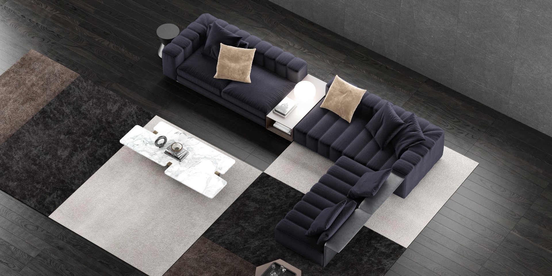 3D Minotti Freeman Sofa Coffee Table - TurboSquid 1588137