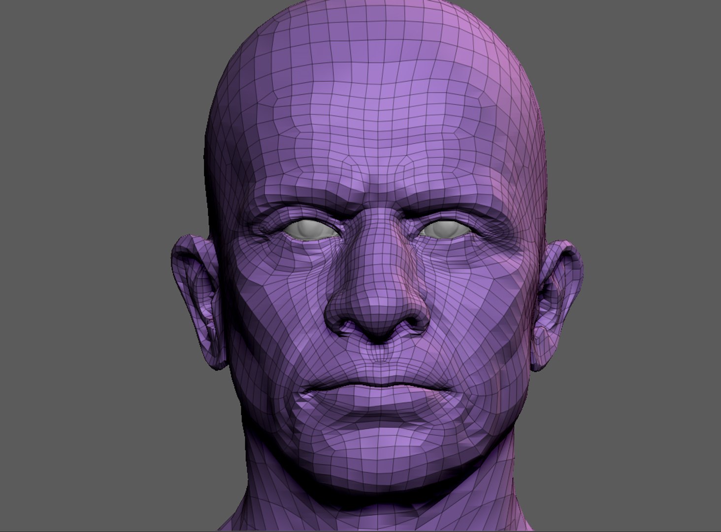 Male Face Uv 3D | 1142834 | TurboSquid