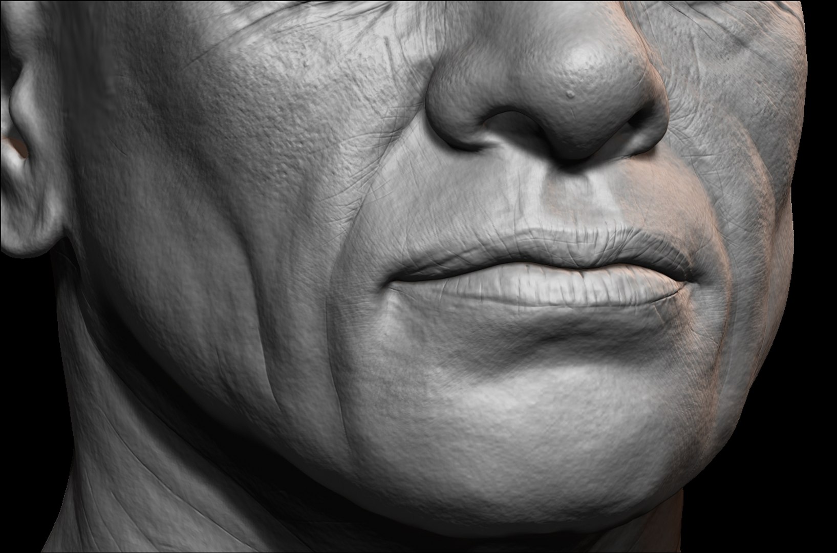 Male Face Uv 3D | 1142834 | TurboSquid