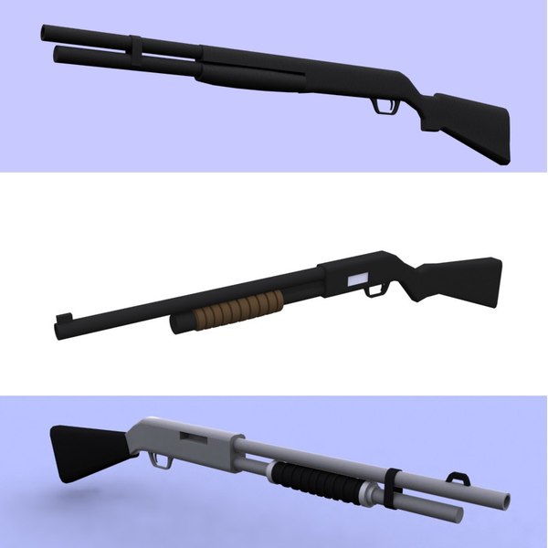 Free Shotgun 3D Models for Download | TurboSquid
