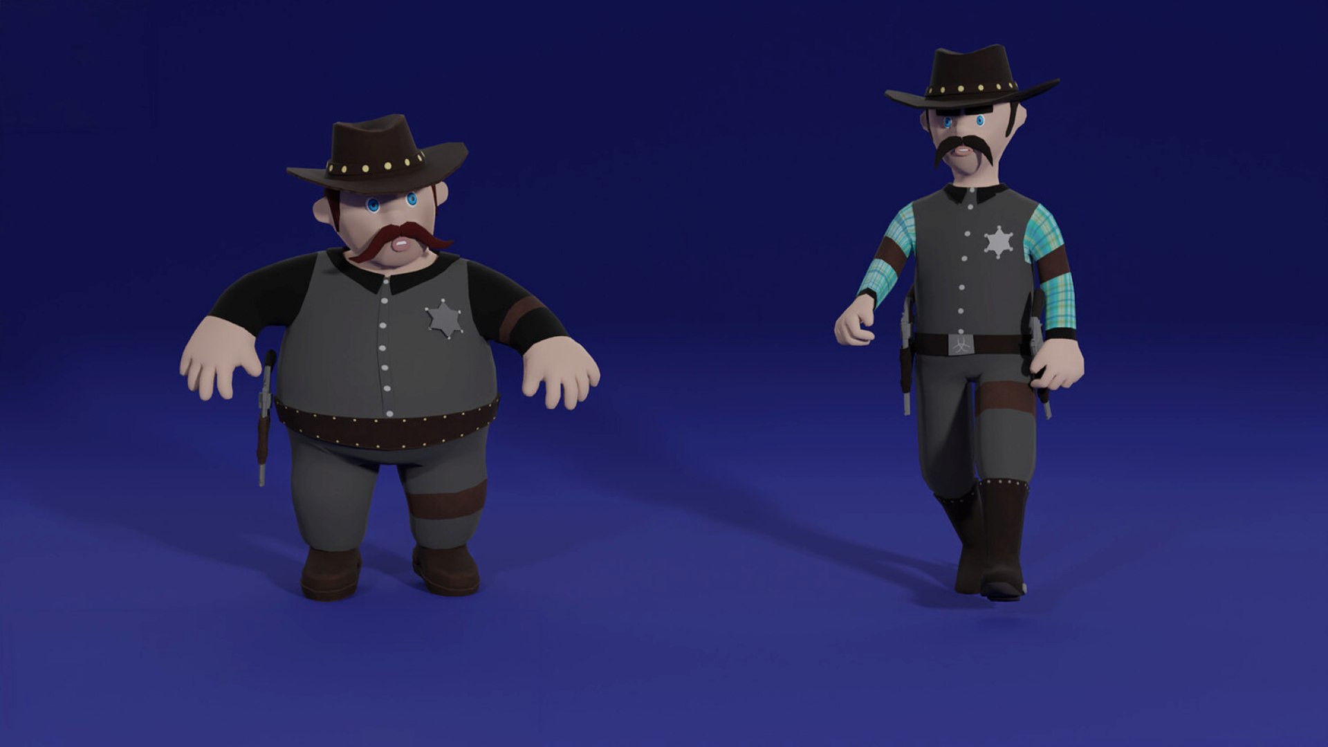 Texas Characters Pack 3D Model - TurboSquid 2327191