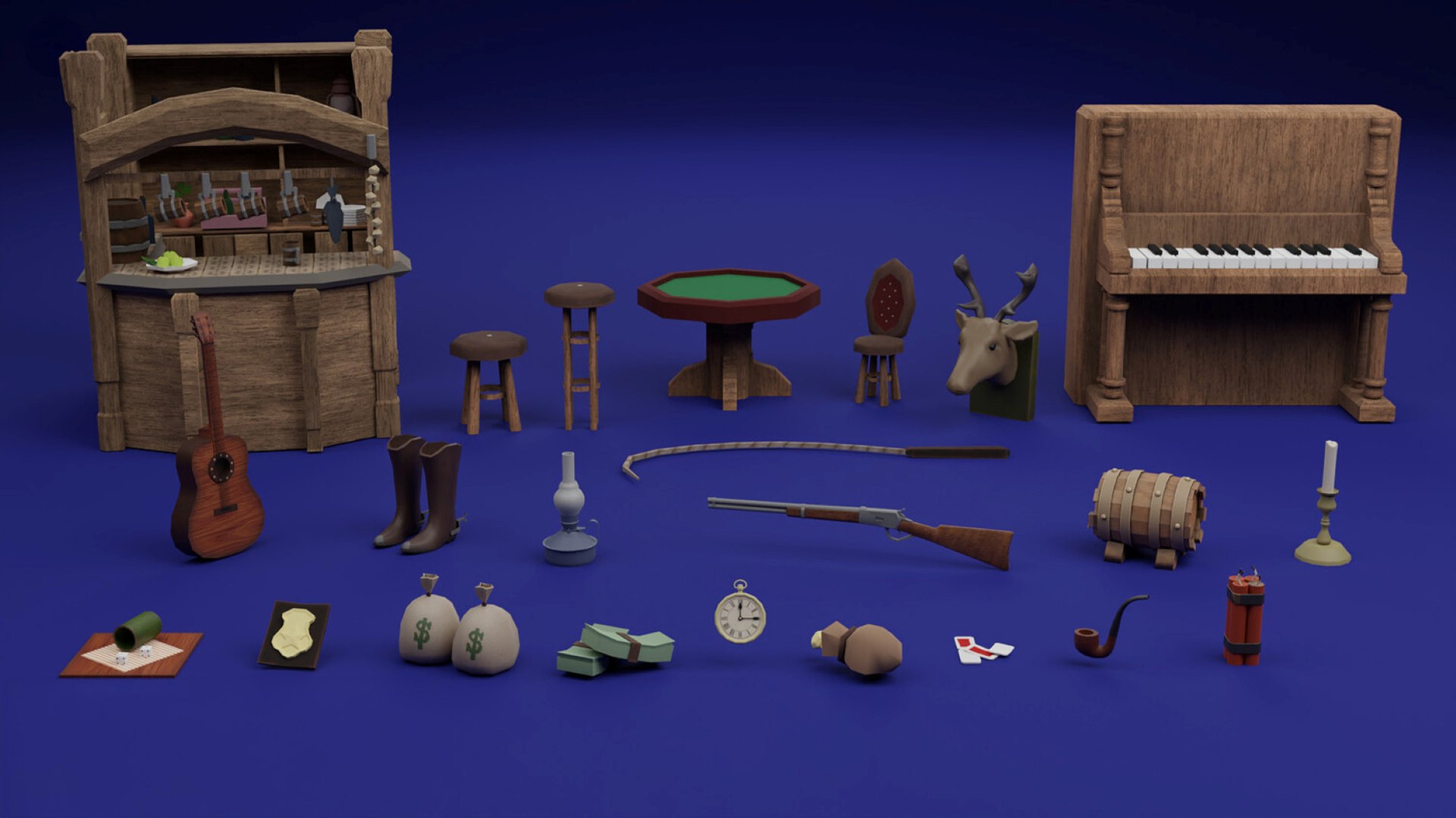 Texas Characters Pack 3D Model - TurboSquid 2327191