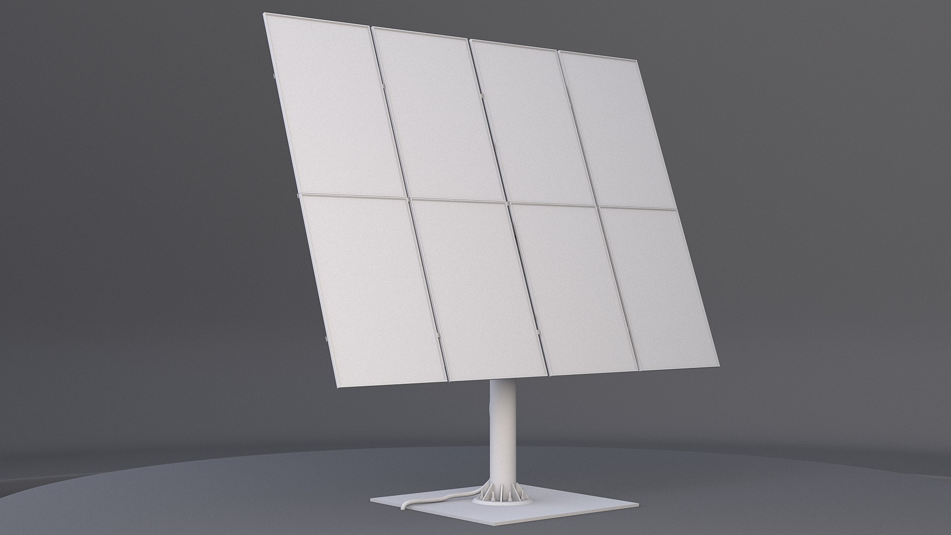 3D Solar Tracking System Pannel UT Model - TurboSquid 2092924