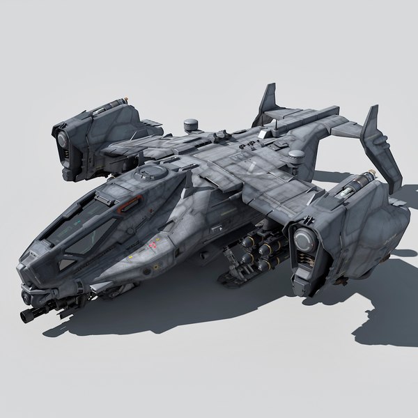 Dropship SF pesado Modelo 3D - TurboSquid 1133823