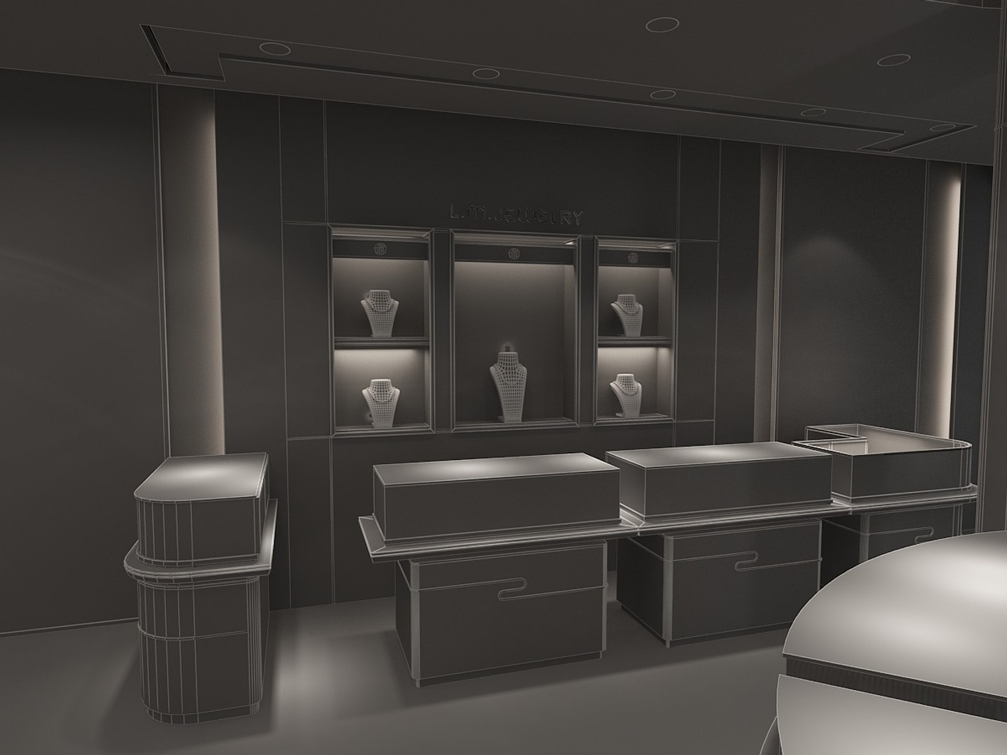 Jewelry Store 1 3D - TurboSquid 2063835