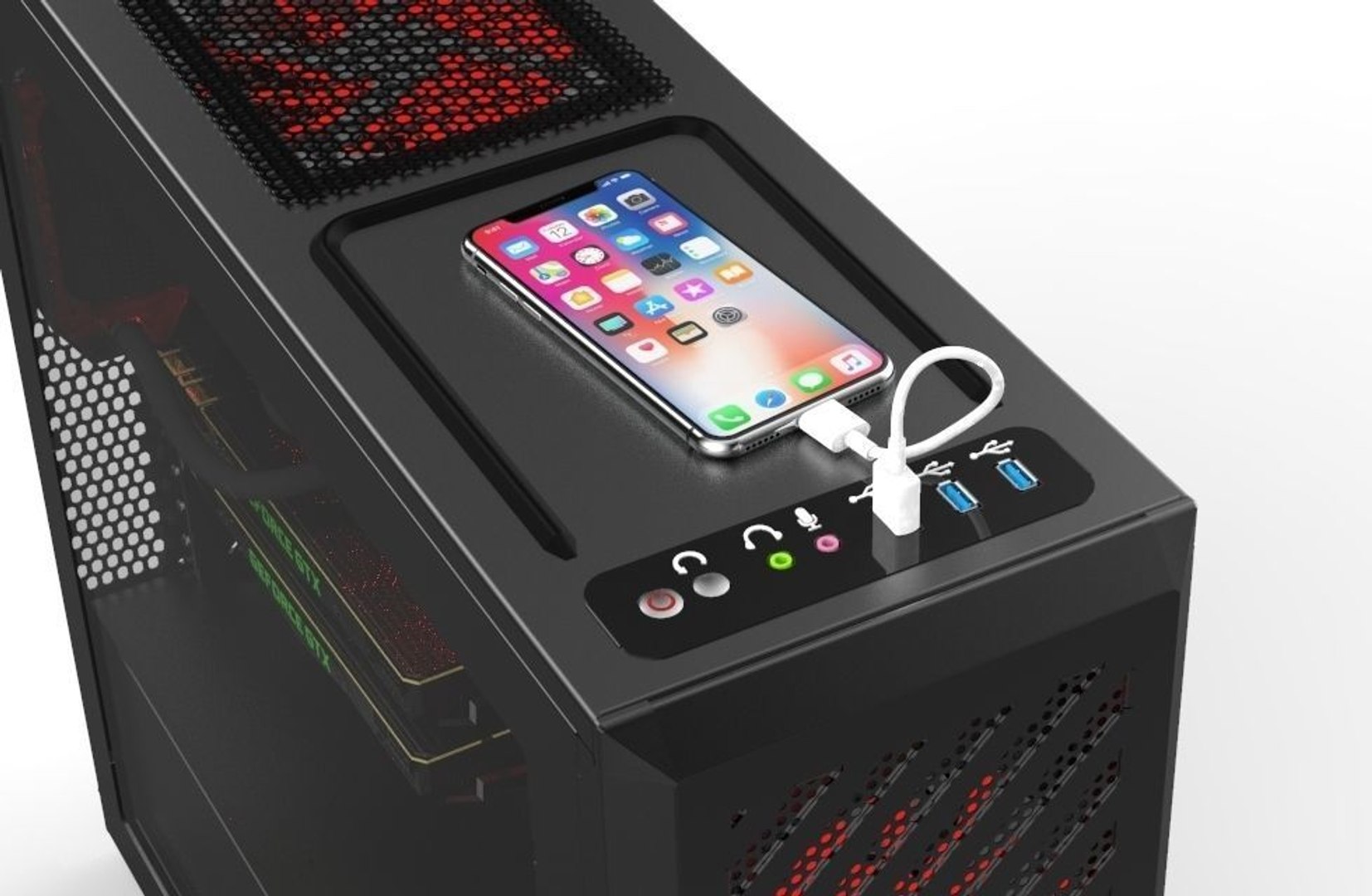 Sheet Metal Gaming Case Model - TurboSquid 1466101