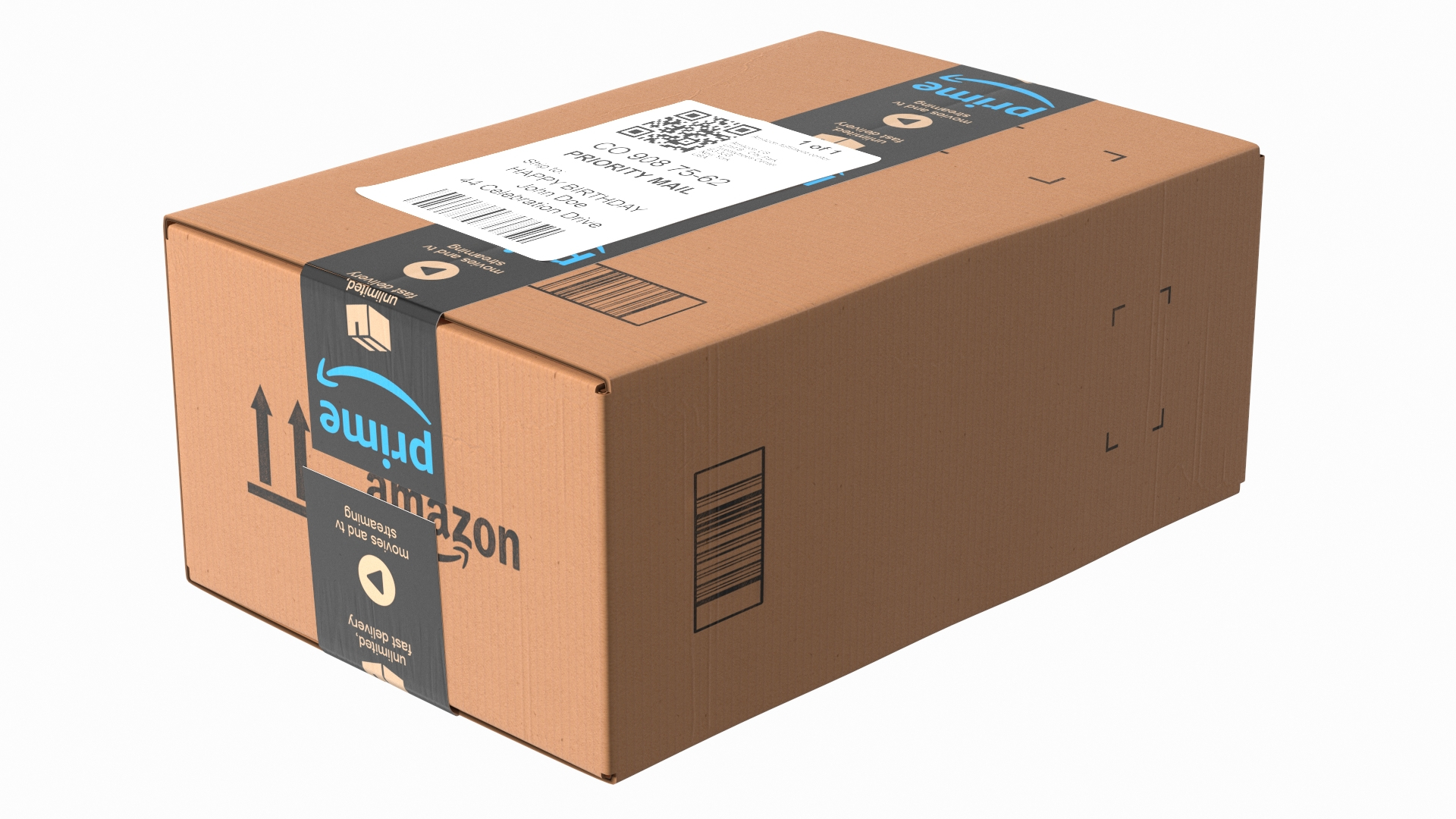 3D Amazon Parcels Box 30x20x14 - TurboSquid 1903041