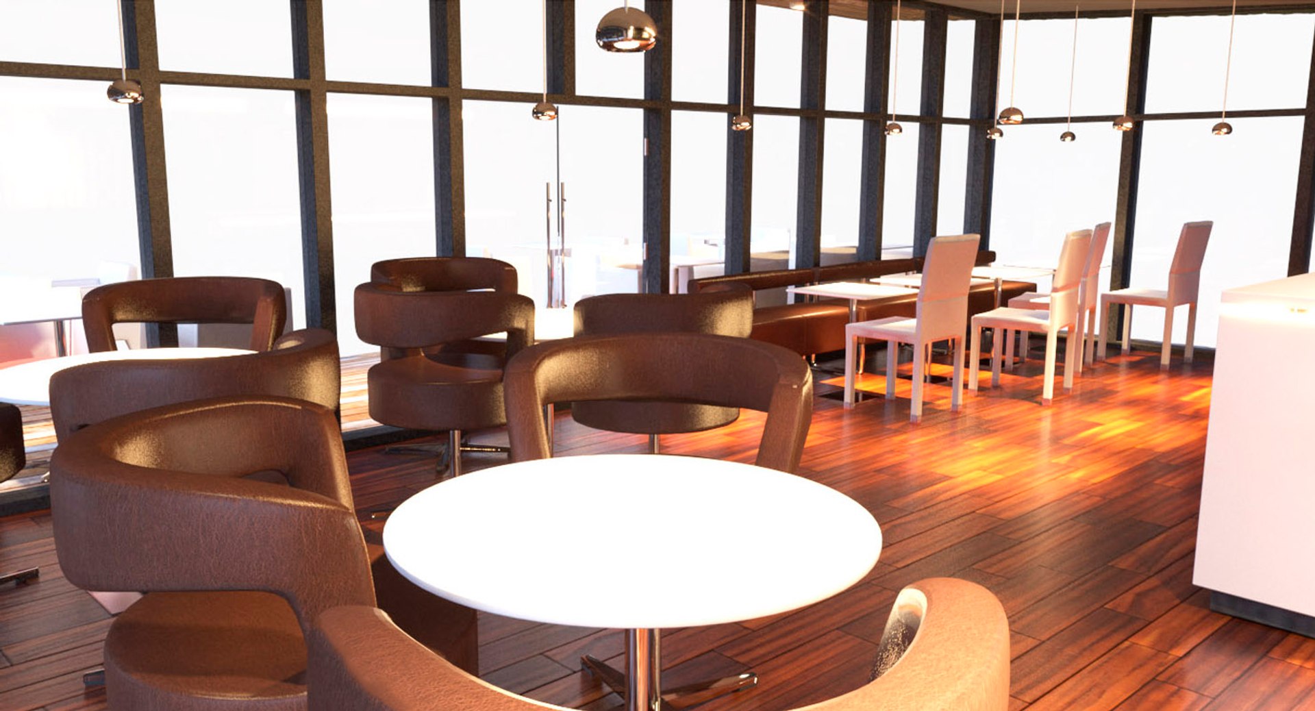 Park Cafe 3d Max