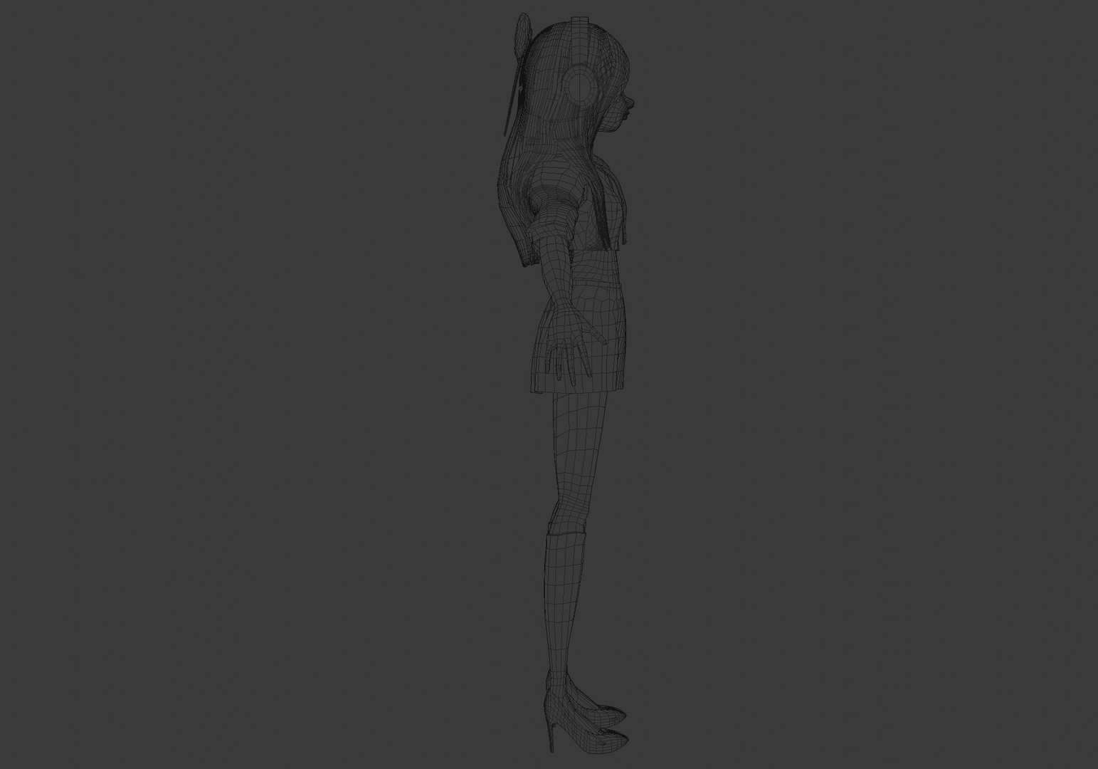 Cute Gaming Girl 3D Model TurboSquid 1913614 cute-gaming-girl-3d-model-turbosquid-1913614