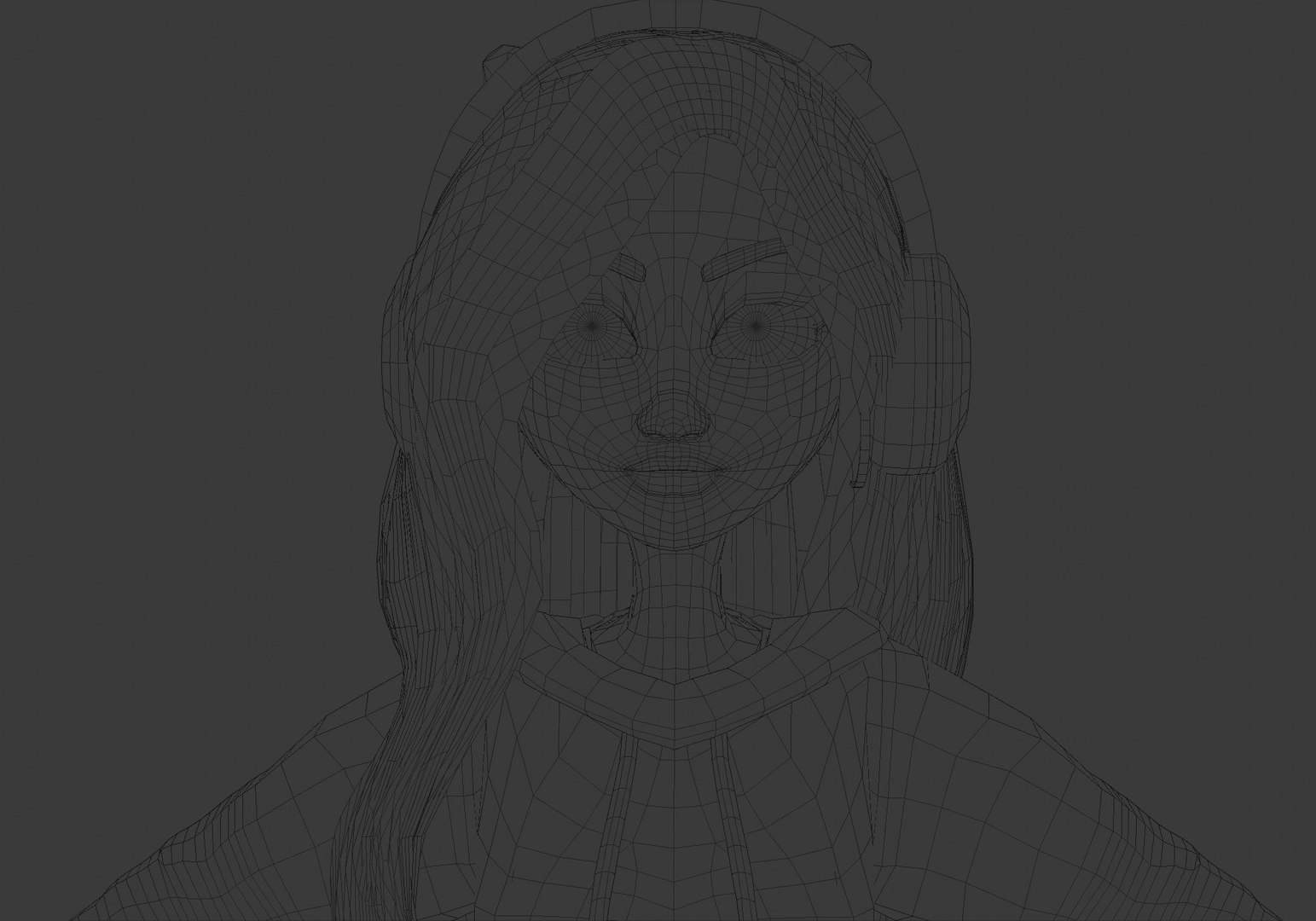 Cute Gaming Girl 3D Model - TurboSquid 1913614