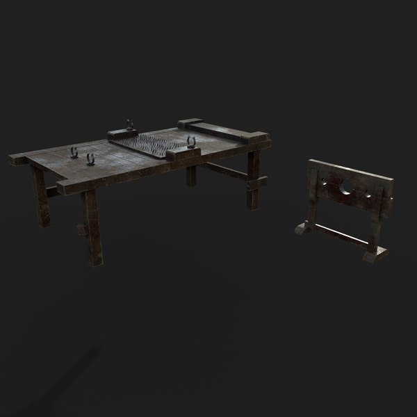 Medieval Spiked Torture Chair with Bloodstains 3D - TurboSquid 1738066