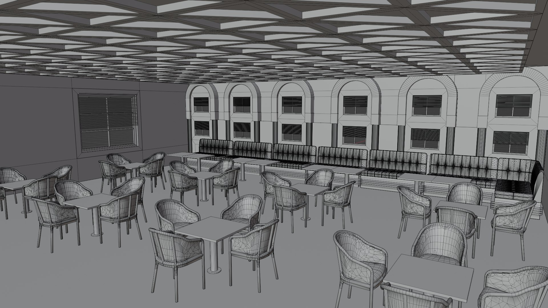 3D Coffee Shop - TurboSquid 2159532