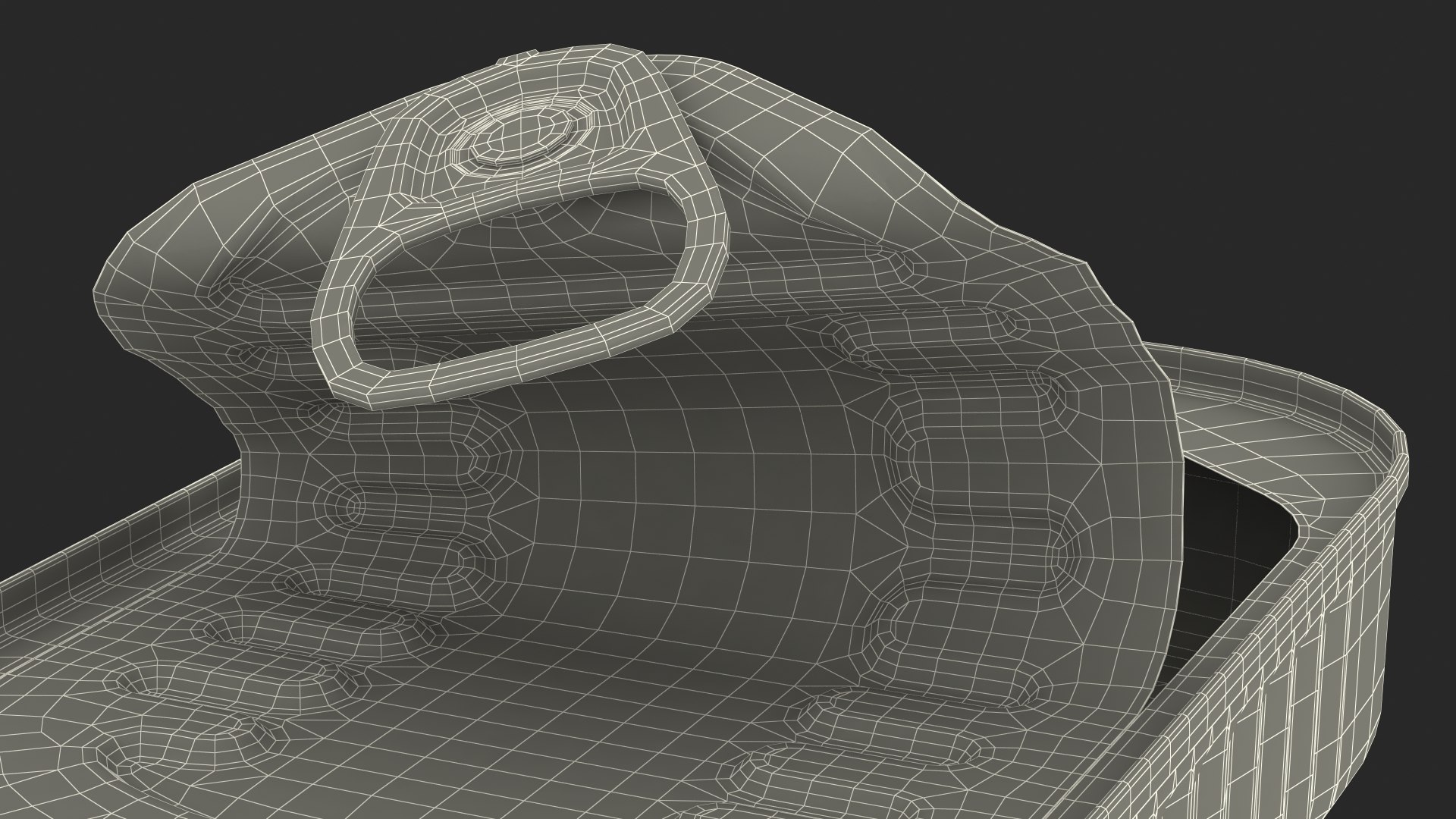 Half Open Empty Rectangular Can 3D model - TurboSquid 1799392