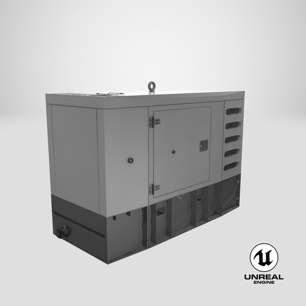 Mobile generator model - TurboSquid 1546230