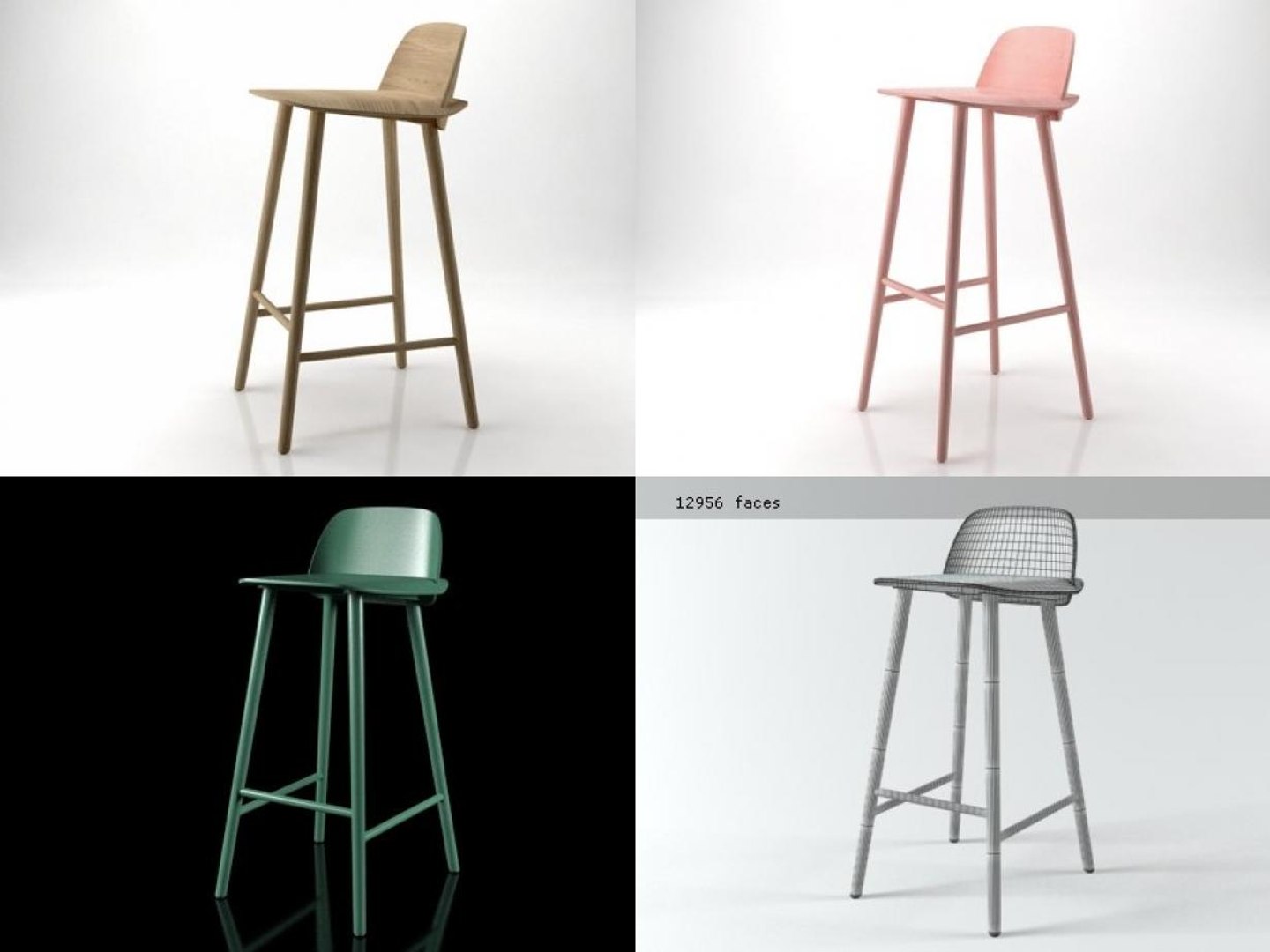 Nerd Bar Stool 3D Model - TurboSquid 1175874