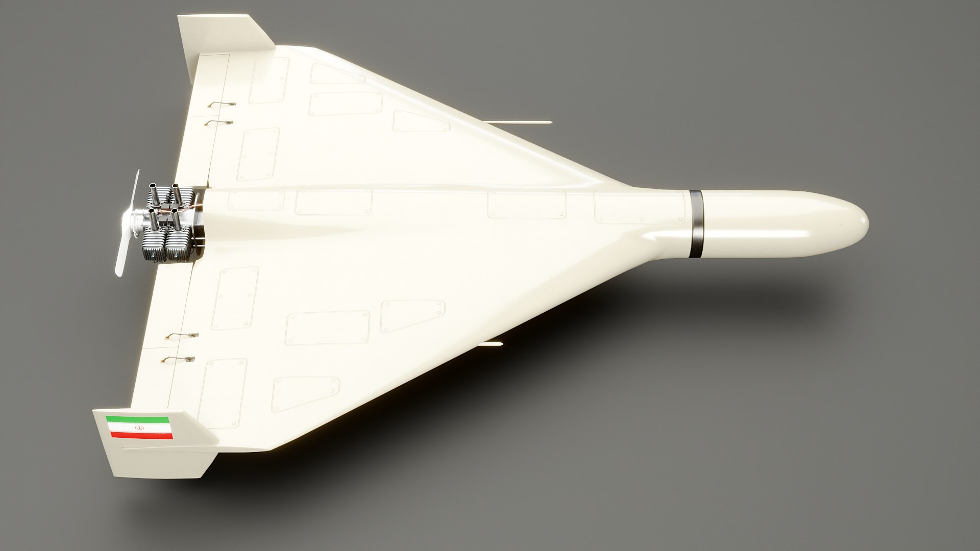 Shahed 136 Iran UAV Drone 3D Model - TurboSquid 2290773