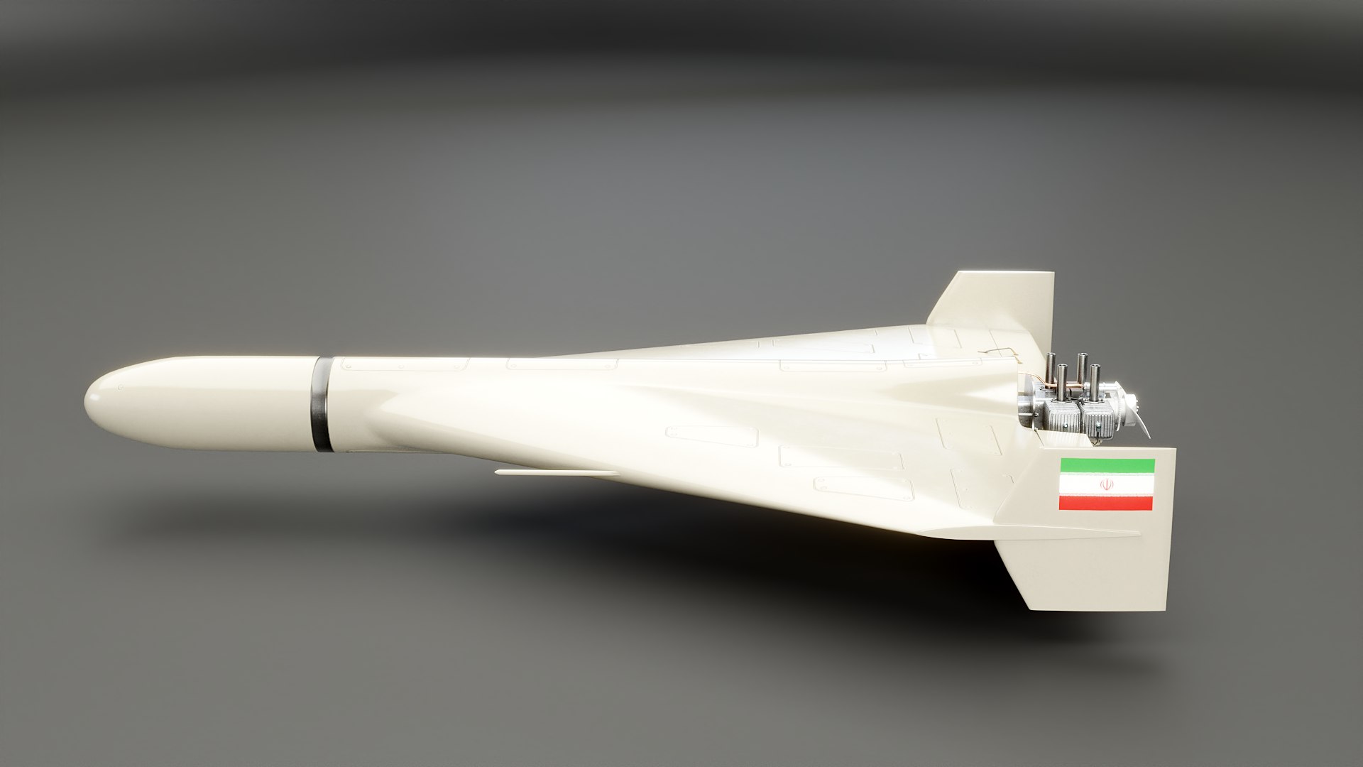 Shahed 136 Iran UAV Drone 3D Model - TurboSquid 2290773