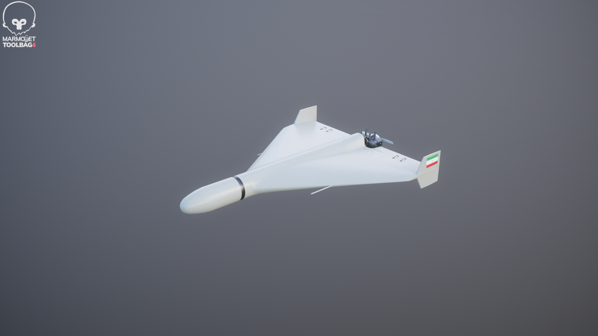 Shahed 136 Iran UAV Drone 3D Model - TurboSquid 2290773