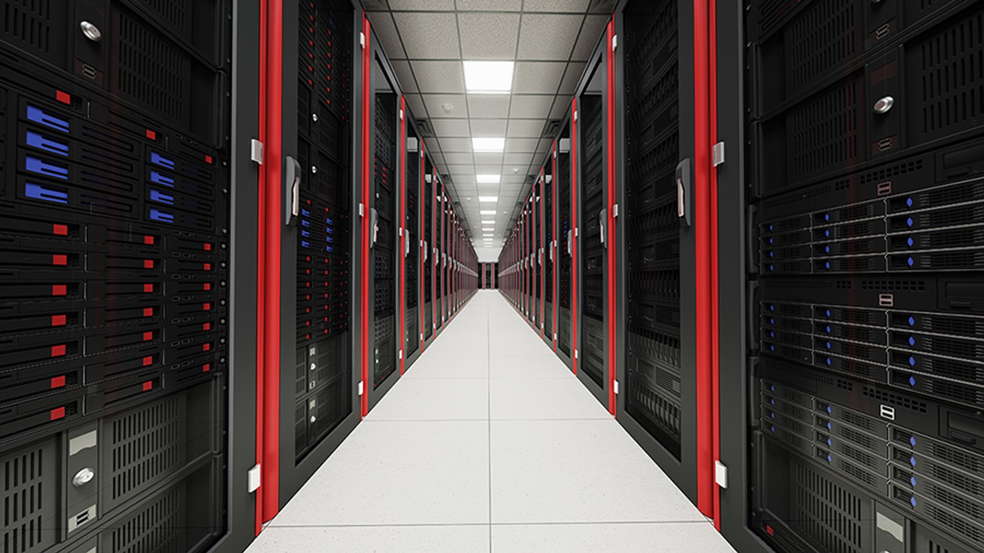 3d Model Of Server Room