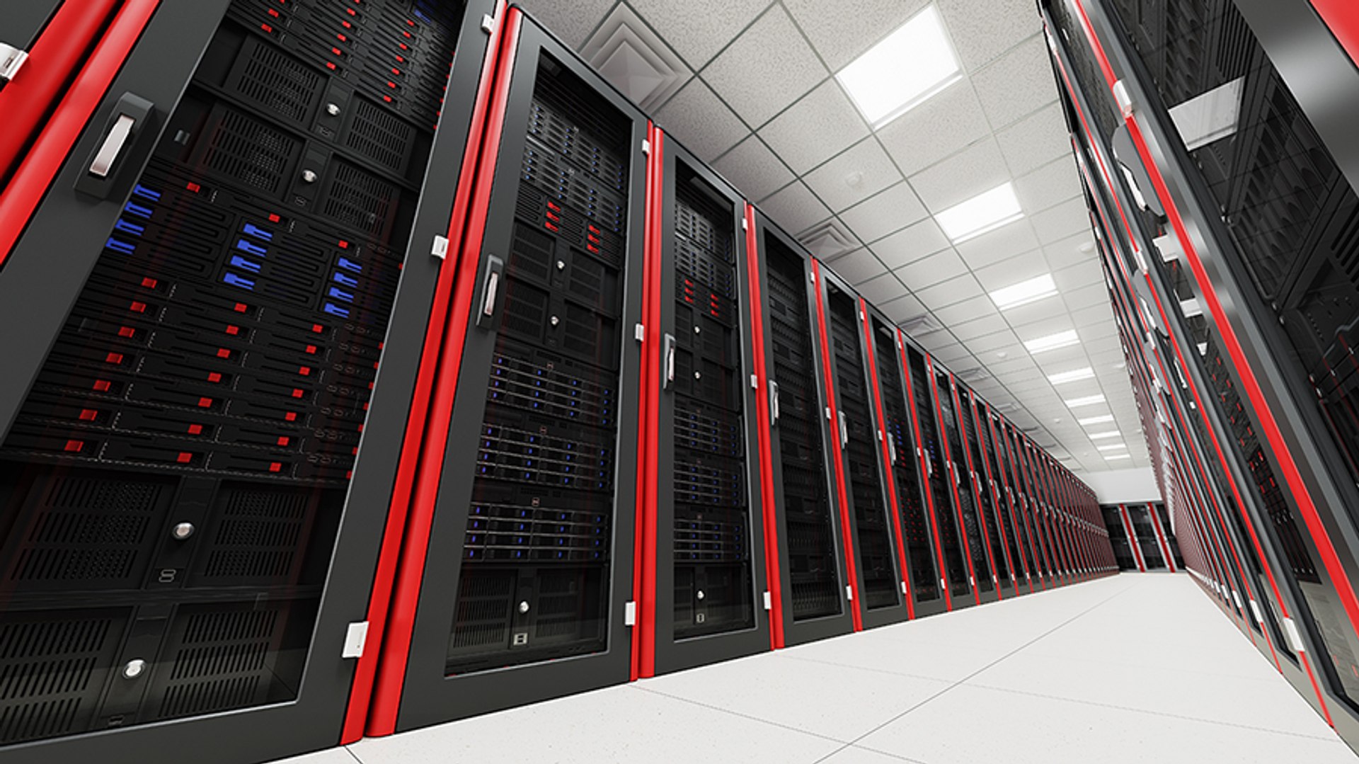 3d Model Of Server Room