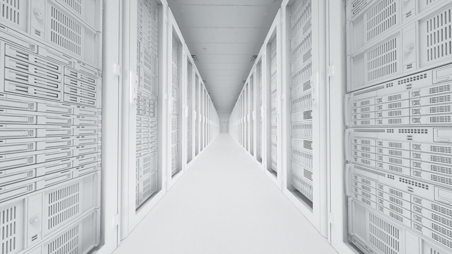 3d Model Of Server Room