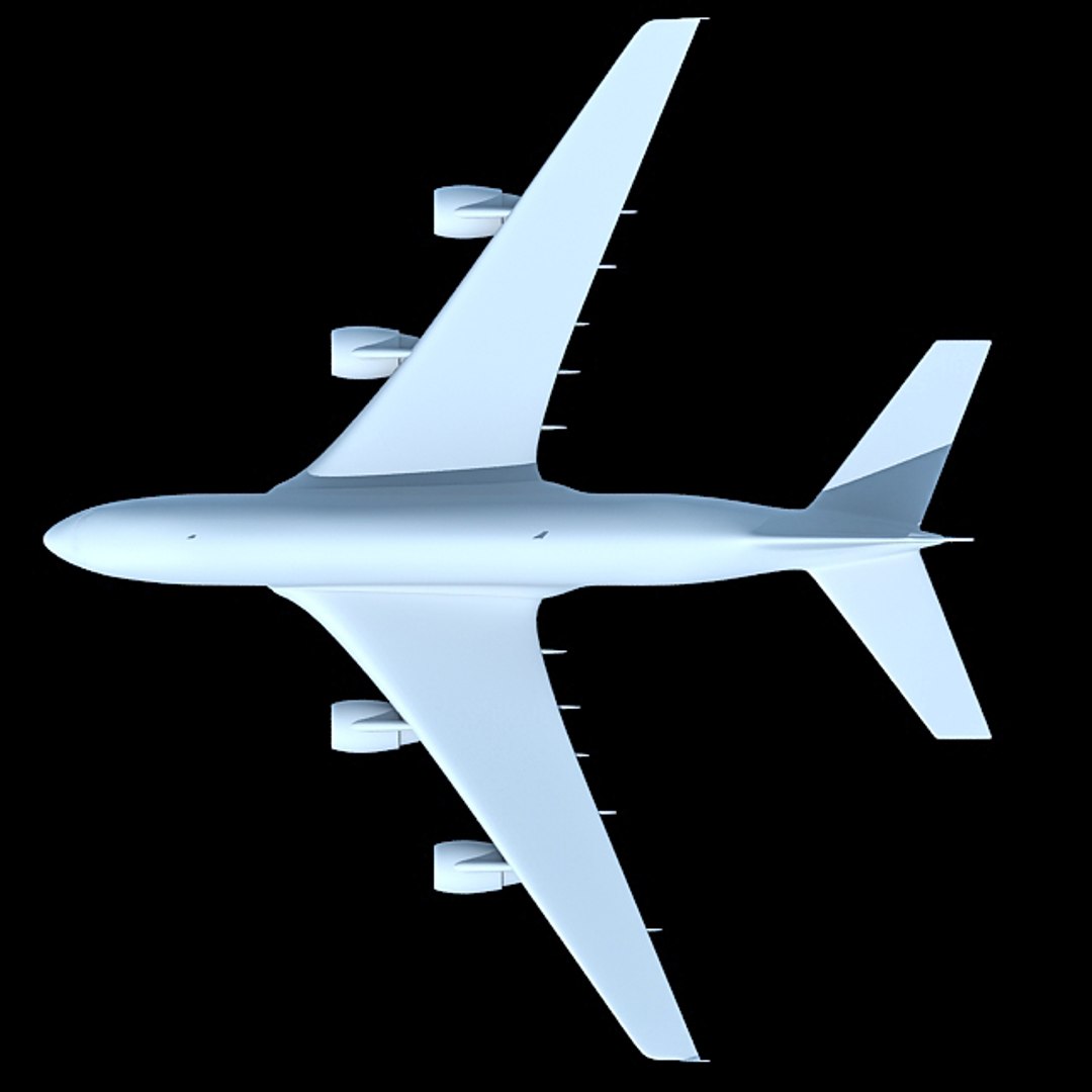 3d Airbus 380 Model