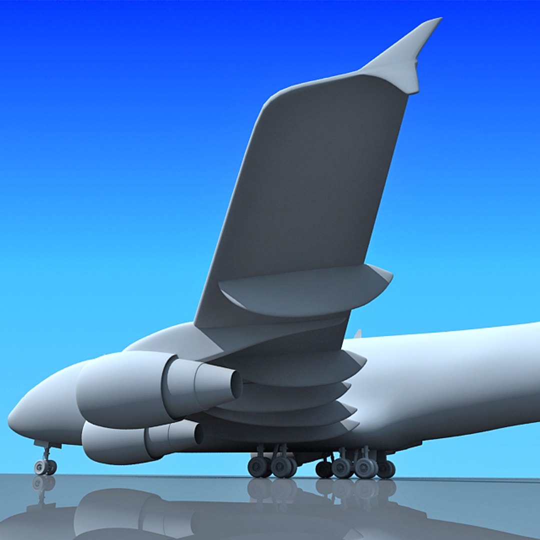 3d Airbus 380 Model