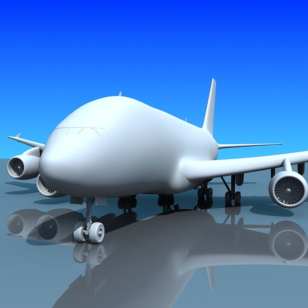 3d Airbus 380 Model