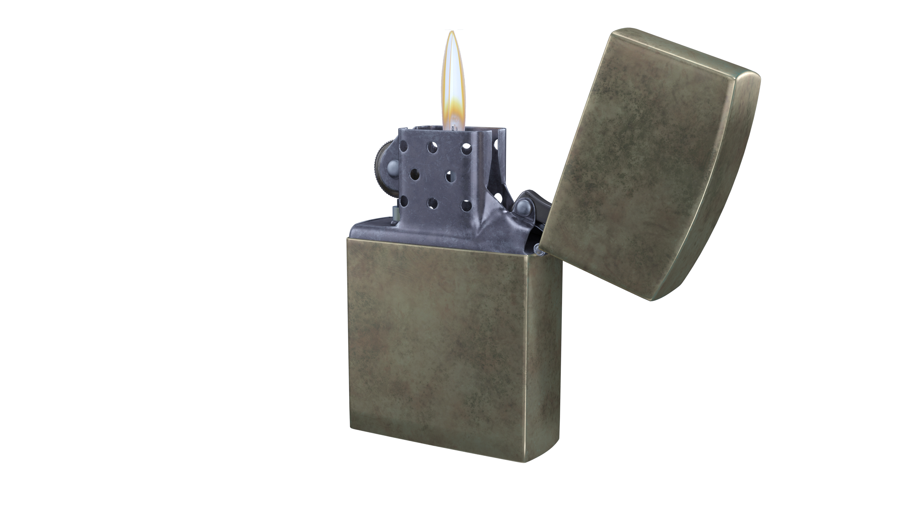 3D Zippo Lighter model - TurboSquid 1779241