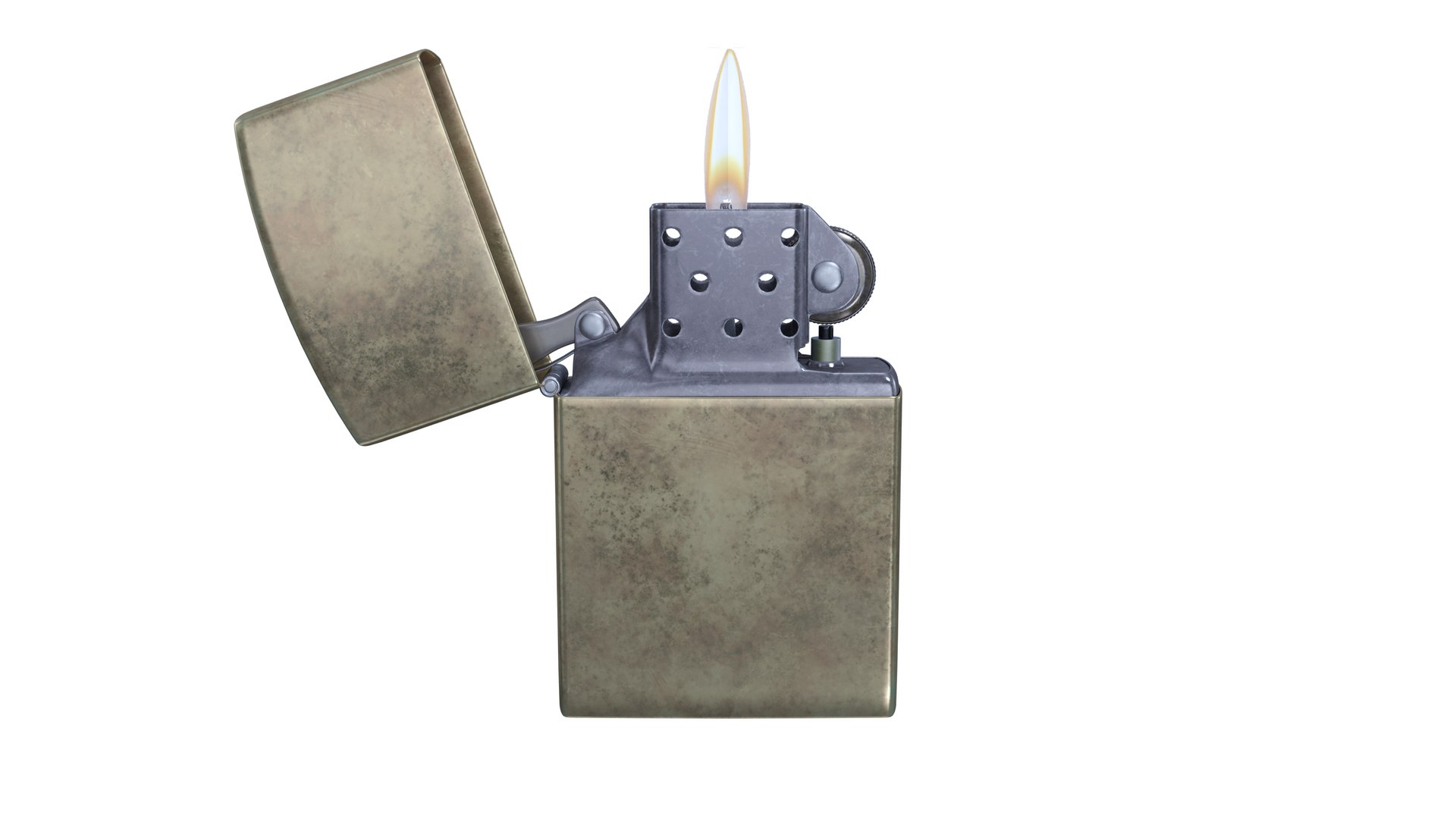 3D Zippo Lighter Model - TurboSquid 1779241