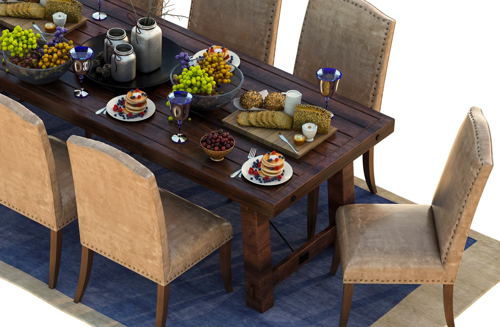 Dining 3D model - TurboSquid 1432708