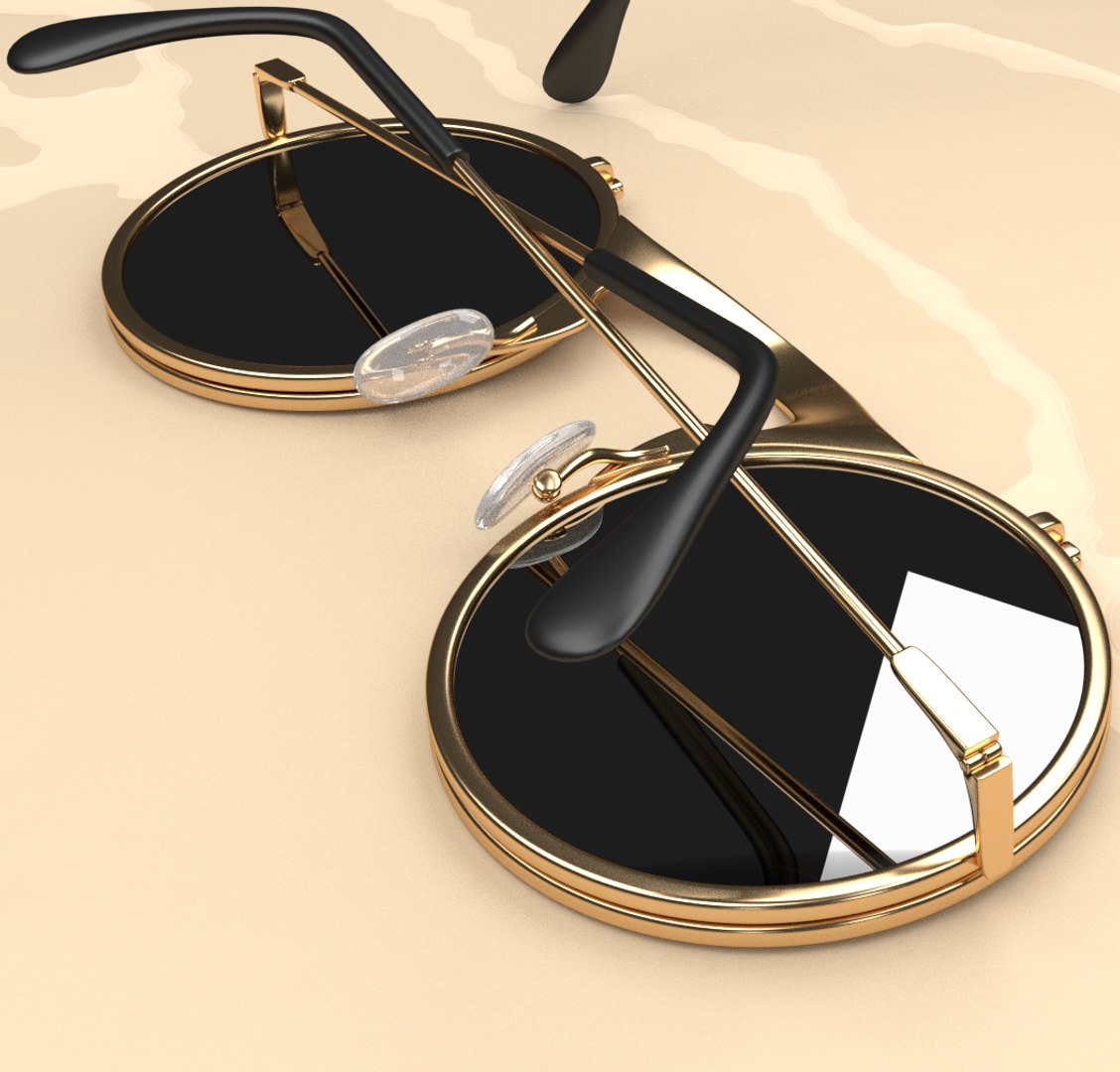 3D Glasses Fashion Eyewear Model - TurboSquid 1409347