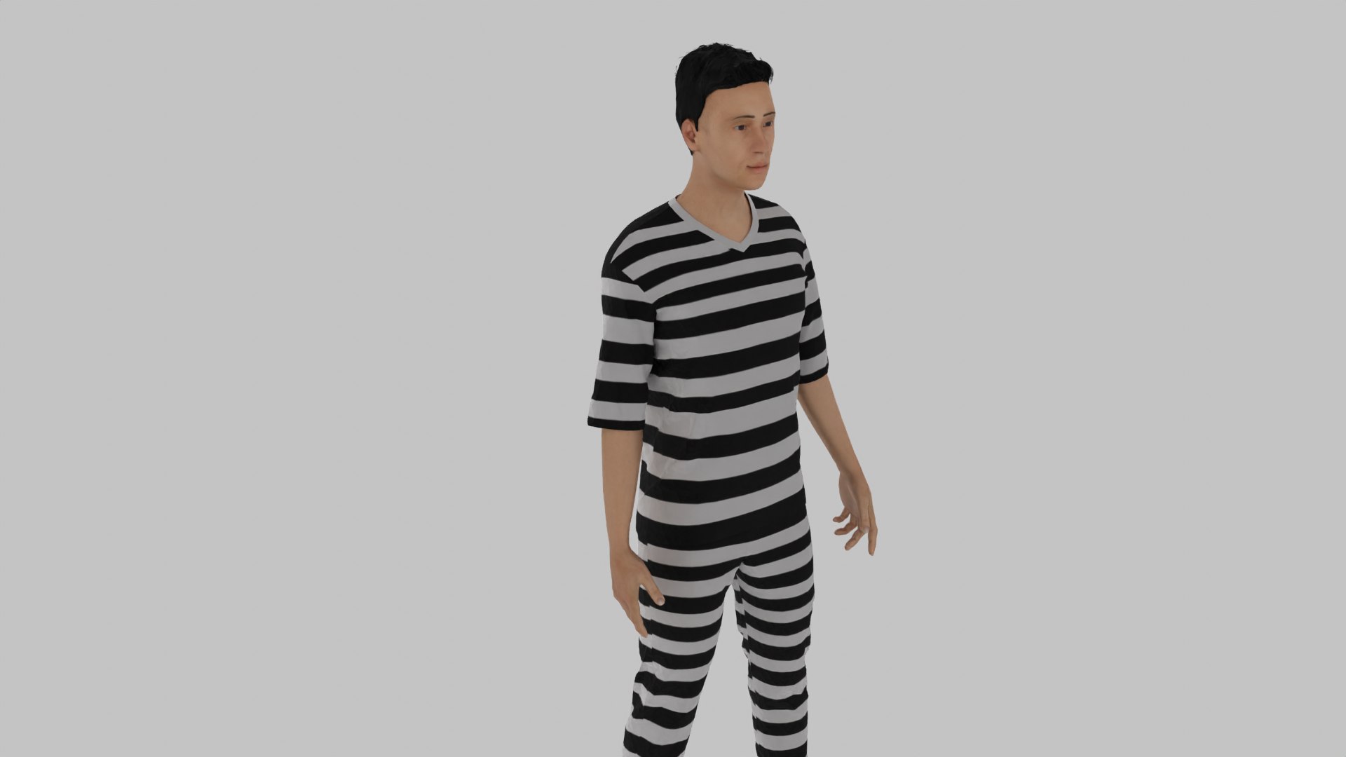 Prisoner Model - TurboSquid 1971596