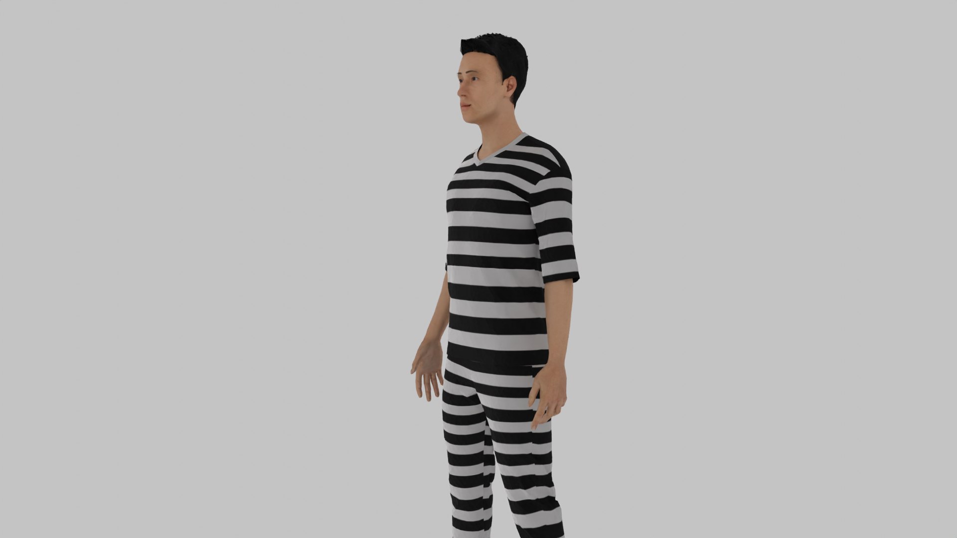 Prisoner Model - TurboSquid 1971596