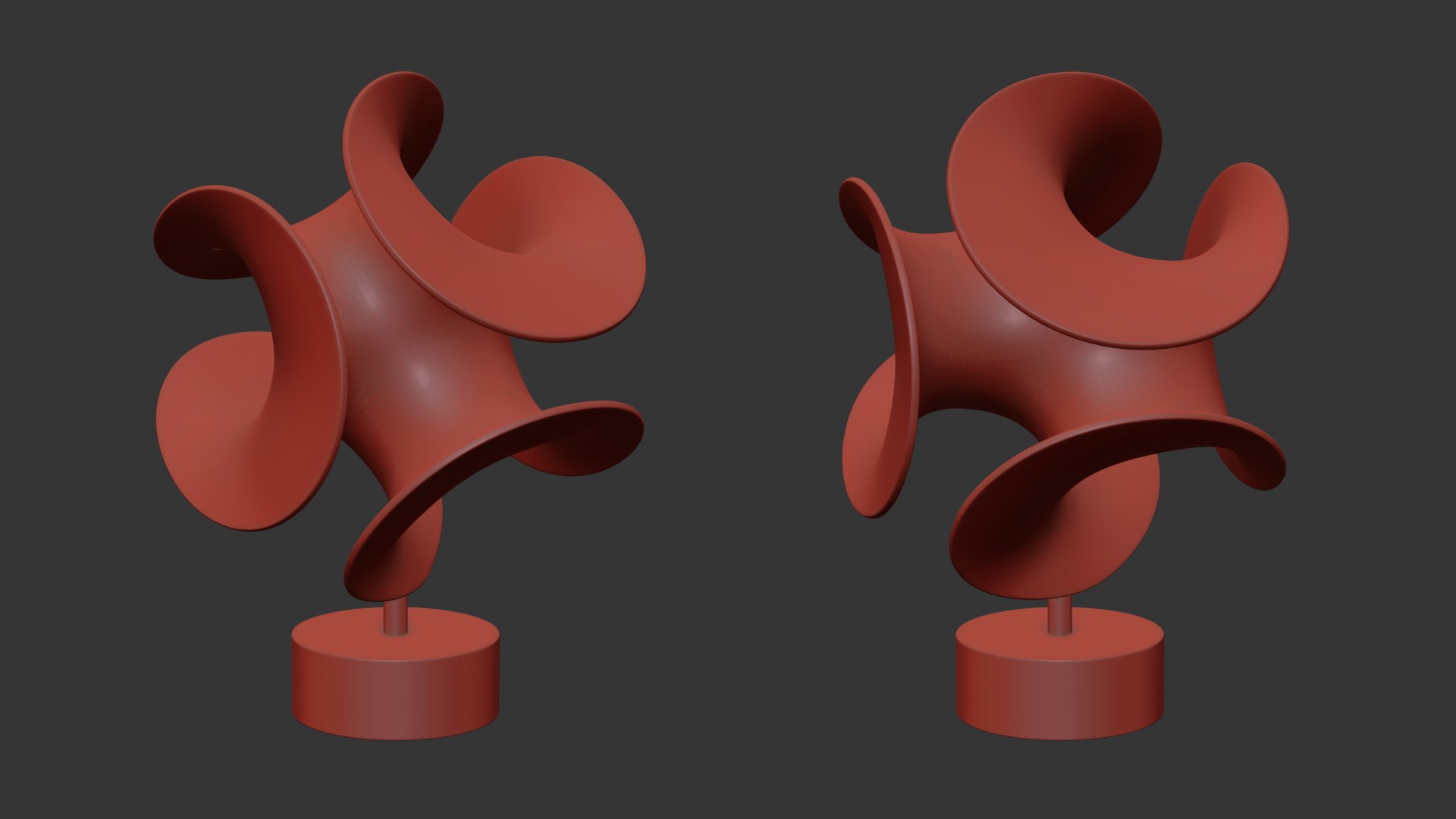 3D Abstract Sculpture By Robert Longhurst - TurboSquid 2334624