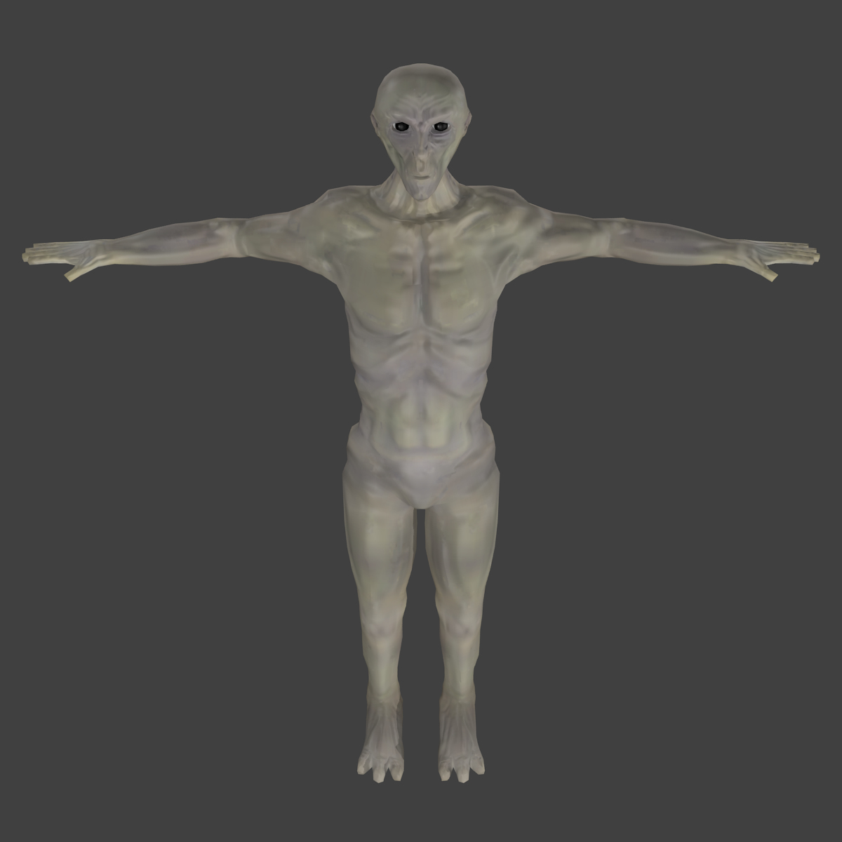 3d alien creature model