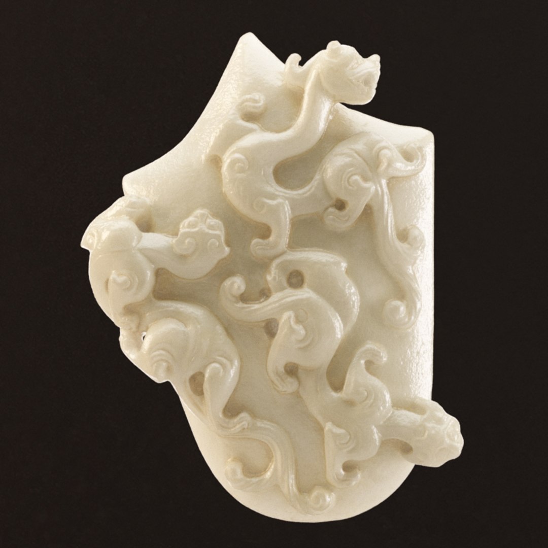 Chi Dragon Carved Ancient Model - TurboSquid 1430990