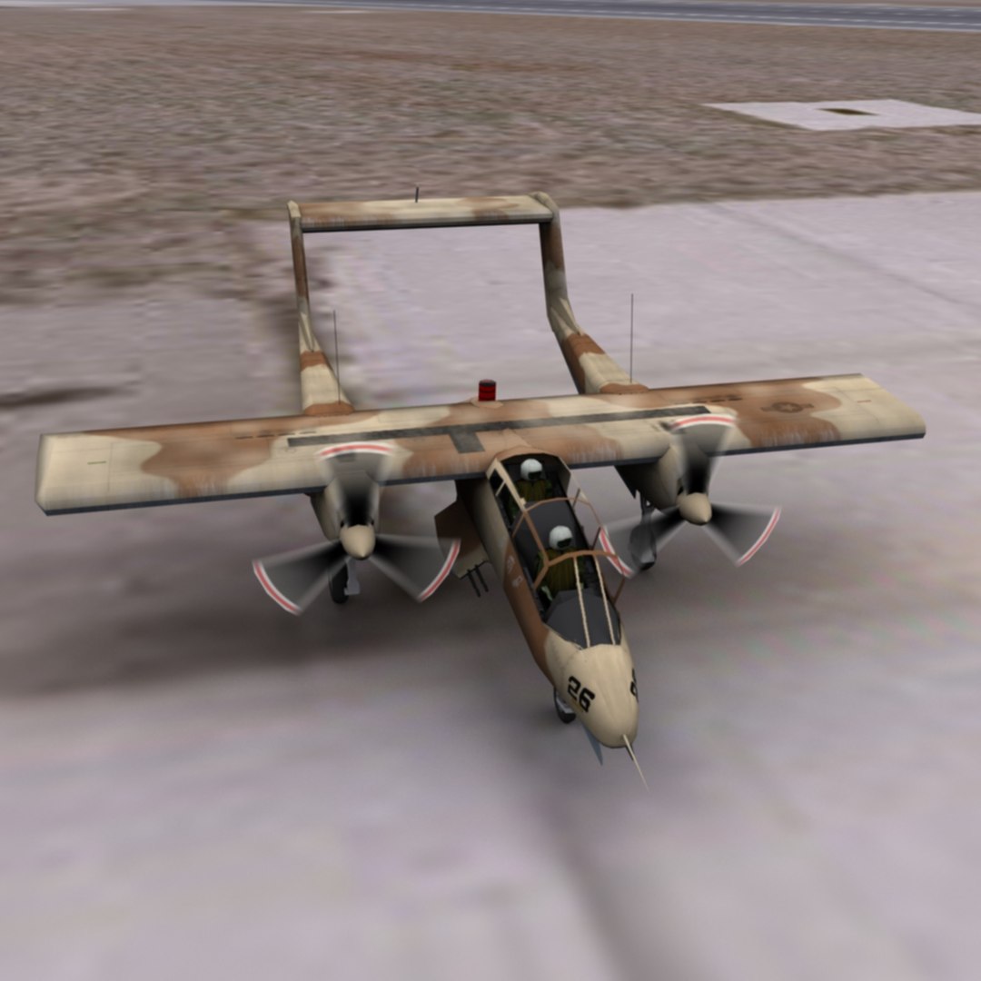 North American Ov-10 Bronco 3d 3ds