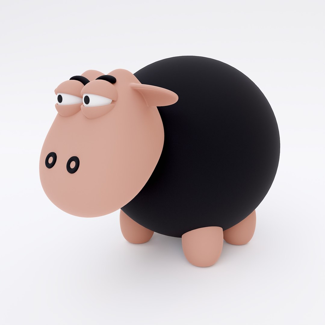 3D Sheep cartoon animal model - TurboSquid 1996514